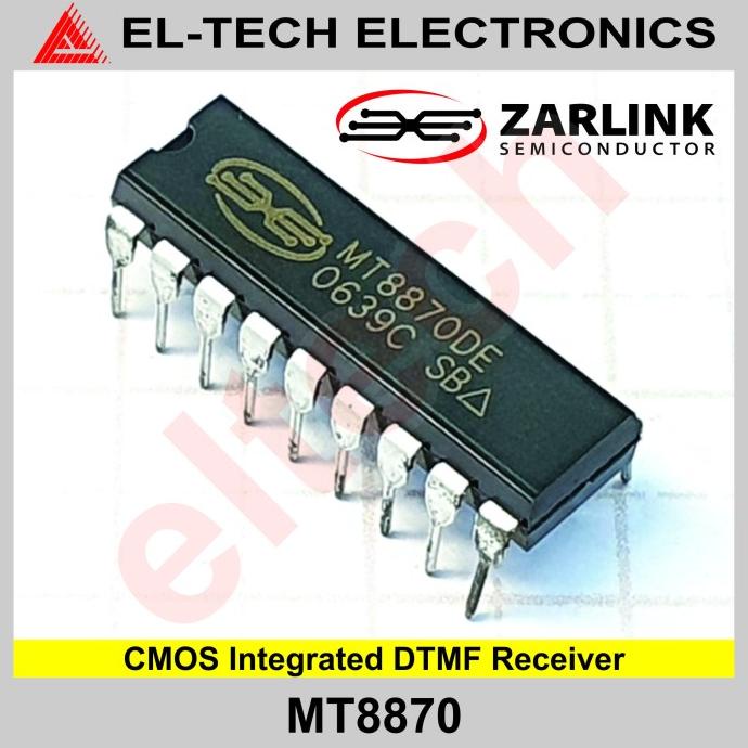 Jual MT8870 MT8870DE MT 8870 8870DE CMOS Integrated DTMF Receiver ...