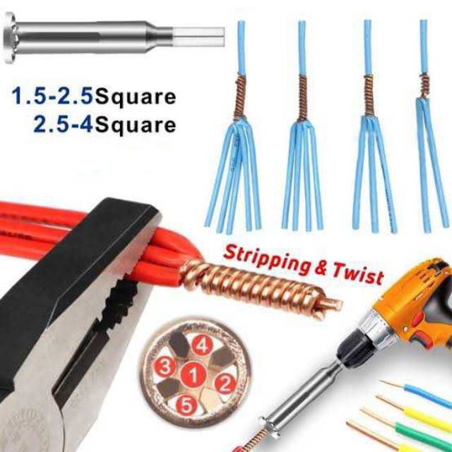 Jual twister stripper wire precission 4mm | Shopee Indonesia