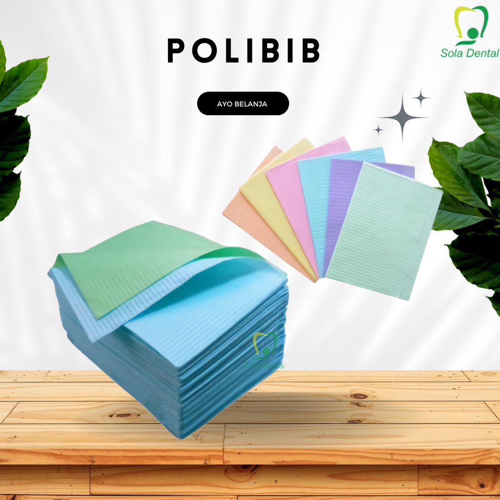 Jual POLIBIB DENTAL / CELEMEK / DENTAL BIB POLIBIB / APRON PASIEN ...