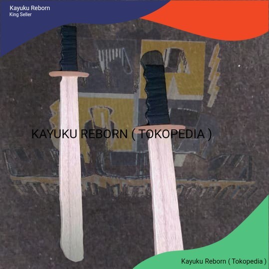 Jual mainan pedang kayu ( wooden sword type golok ) | Shopee Indonesia