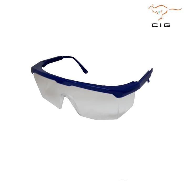 Jual KACA MATA ORIGINAL CIG Safety Glass Sahara Blue Clear | Shopee ...