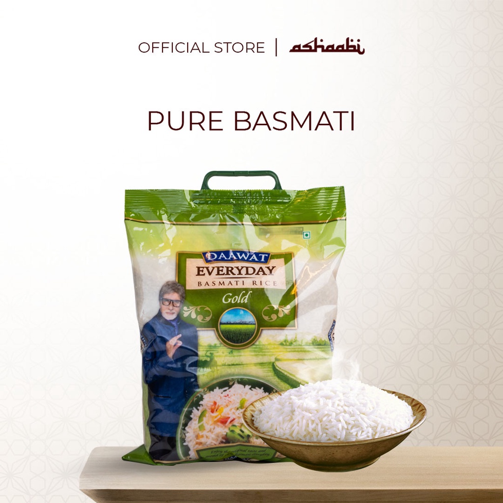 Jual Beras Basmati India 1kg Dawaat Everyday premium Grade A beras mati ...