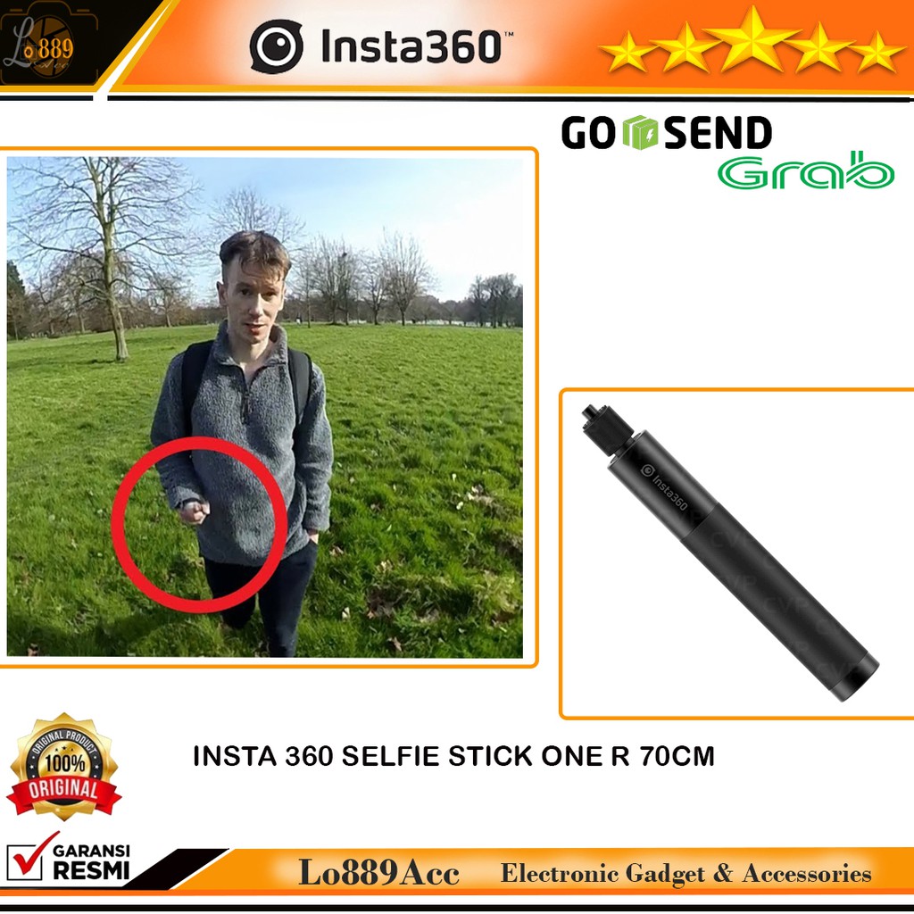 Jual Insta360 ONE R Invisible Selfie Stick Insta 360 Tongsis 70cm ...