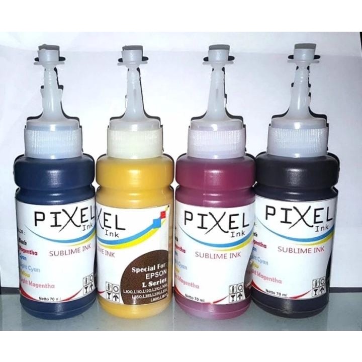 Jual TINTA SUBLIM EPSON FOR L SERIES 100ml / PIXEL INK | Shopee Indonesia