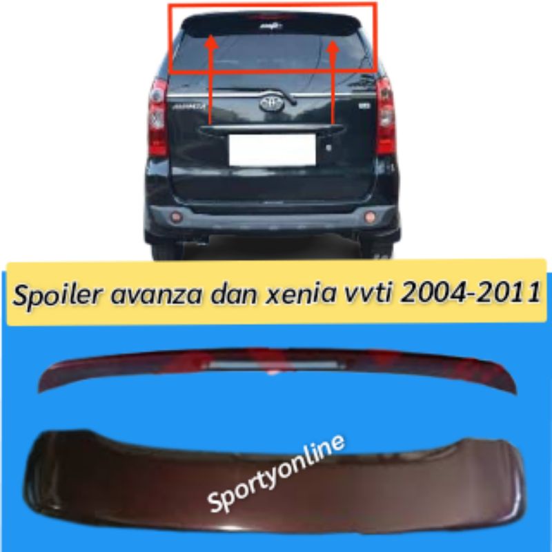 Jual Spoiler toyota avanza vvti 2005 - 2011 | Shopee Indonesia