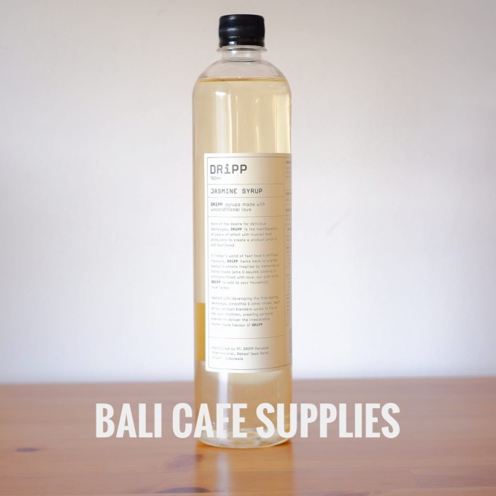 Jual DRiPP Jasmine syrup 760 ml - sirup rasa jasmine | Shopee Indonesia