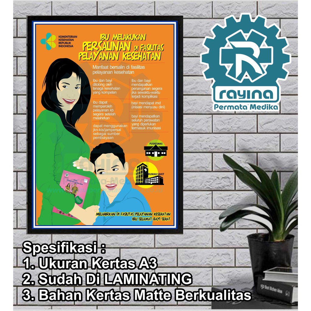Jual Poster Ibu Melakukan Persalinan di Fasilitas Pelayanan Kesehatan ...