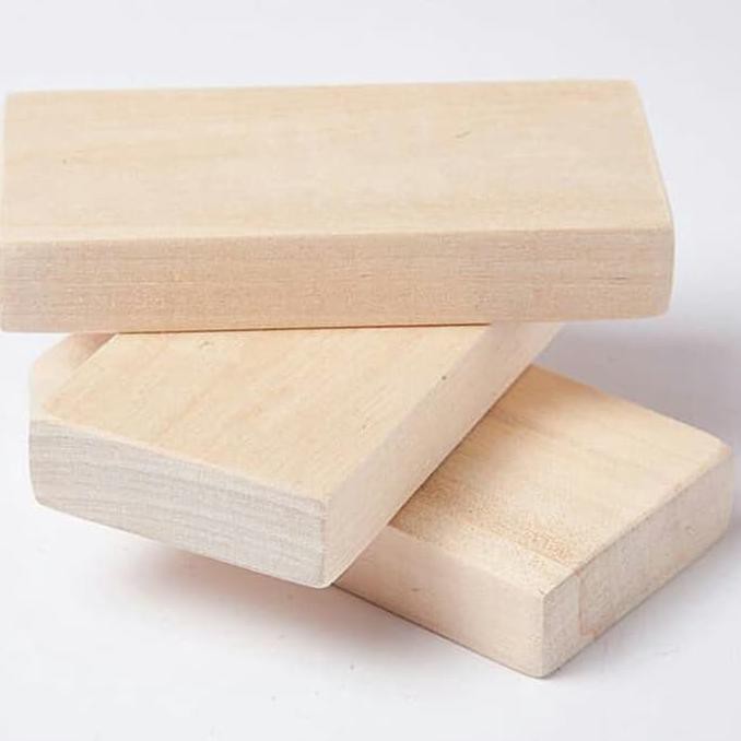 Jual Mini Wood Block Balok Kayu Mini Papan Jati Belanda | Shopee Indonesia