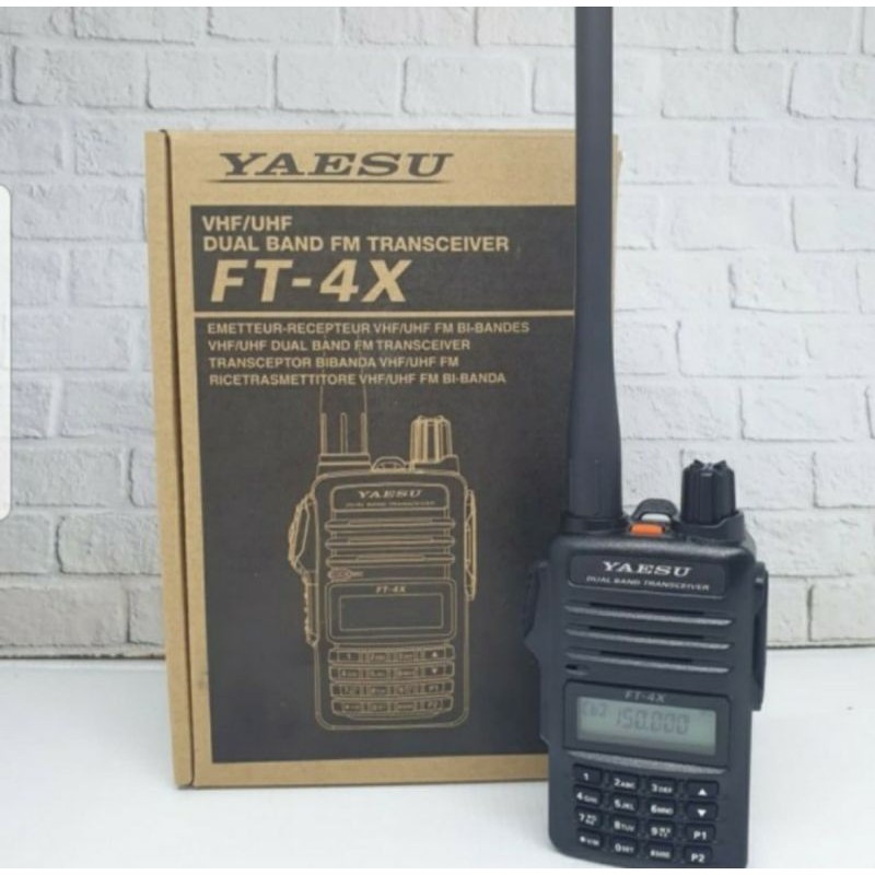 Jual YAESU FT-4X DUA BAND ORIGINAL GARANSI RESMI YAESU FT 4X FT4X | Shopee Indonesia