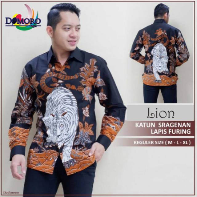 Jual Baju batik katunotif macan | Shopee Indonesia