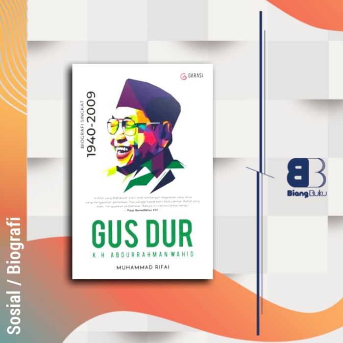 Jual Buku Biografi Singkat Gus Dur 1940-2009 Muhammad Rifai Original ...