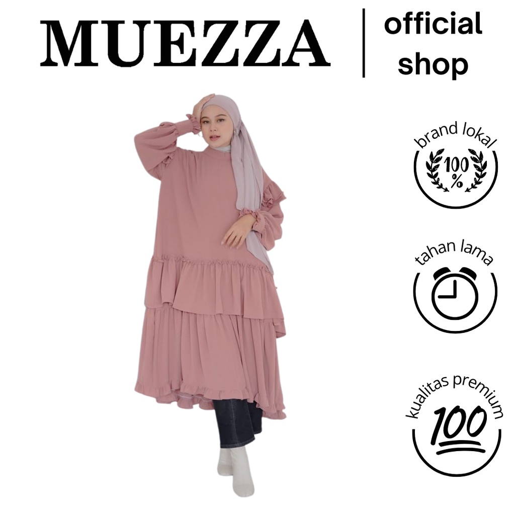 Jual Muezza Bayuni Midi Dress All Size | Shopee Indonesia