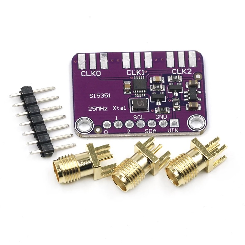 Jual SI5351 I2C Clock Generator 8KHz-160MHz Breakout Board Module ...