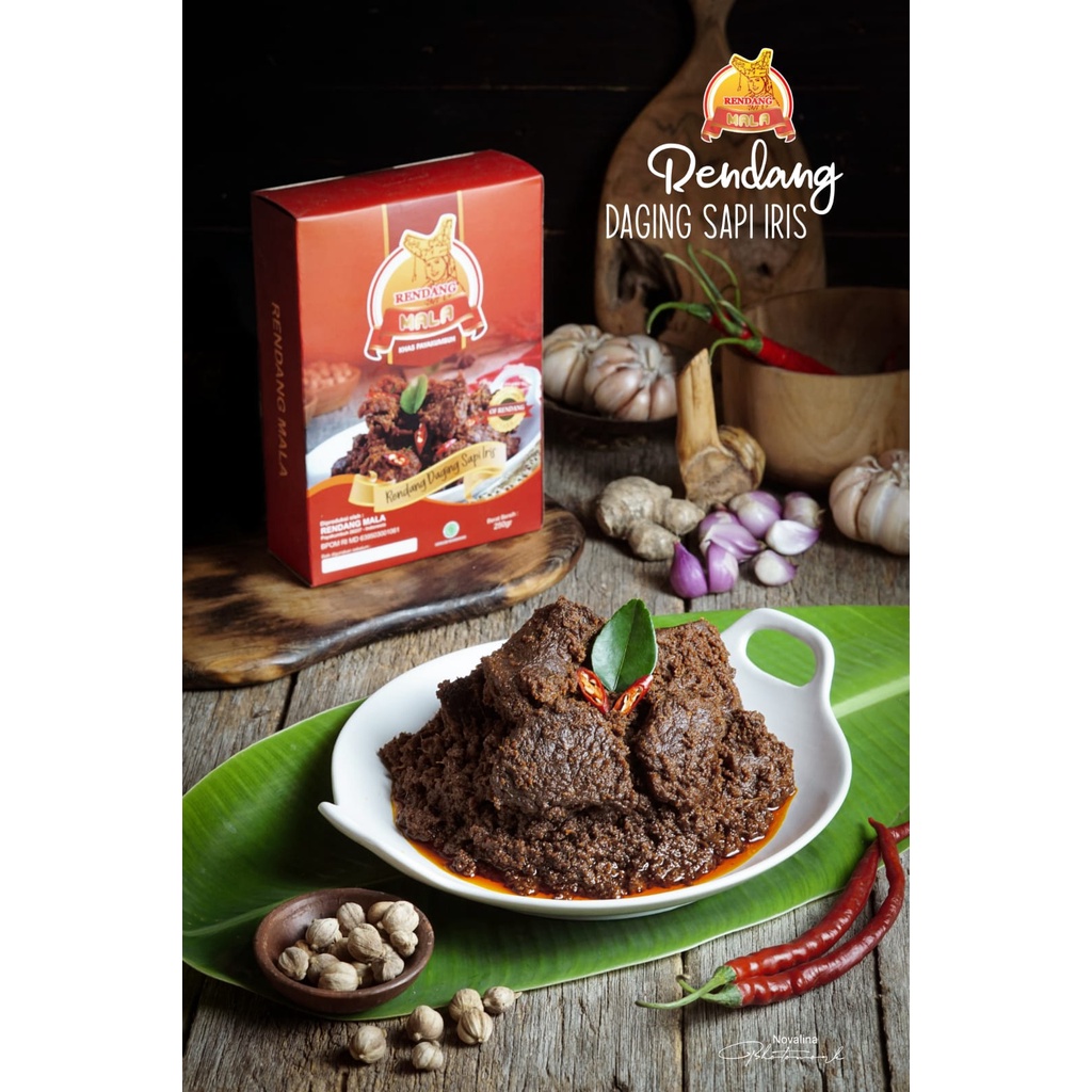 Jual Rendang Daging Sapi Iris 250gr ASLI PAYAKUMBUH - RENDANG MALA BERSERTIFIKAT BPOM HALAL MUI ...