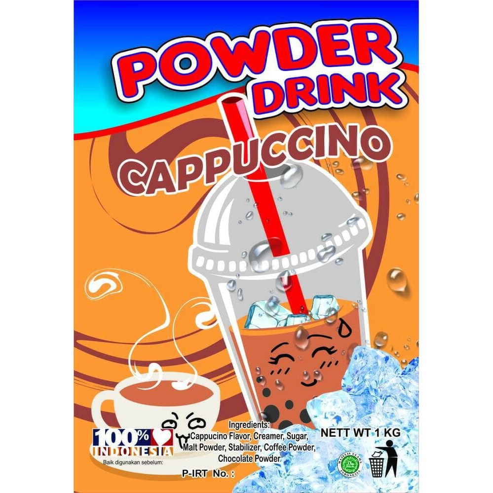 Jual Paket bubuk minuman Cappucino Cincau (@ 1kg) | Shopee Indonesia