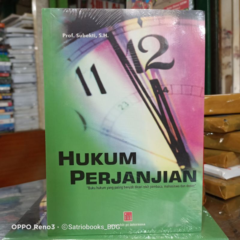 Jual HUKUM PERJANJIAN. Prof.SUBEKTI. BARU. | Shopee Indonesia