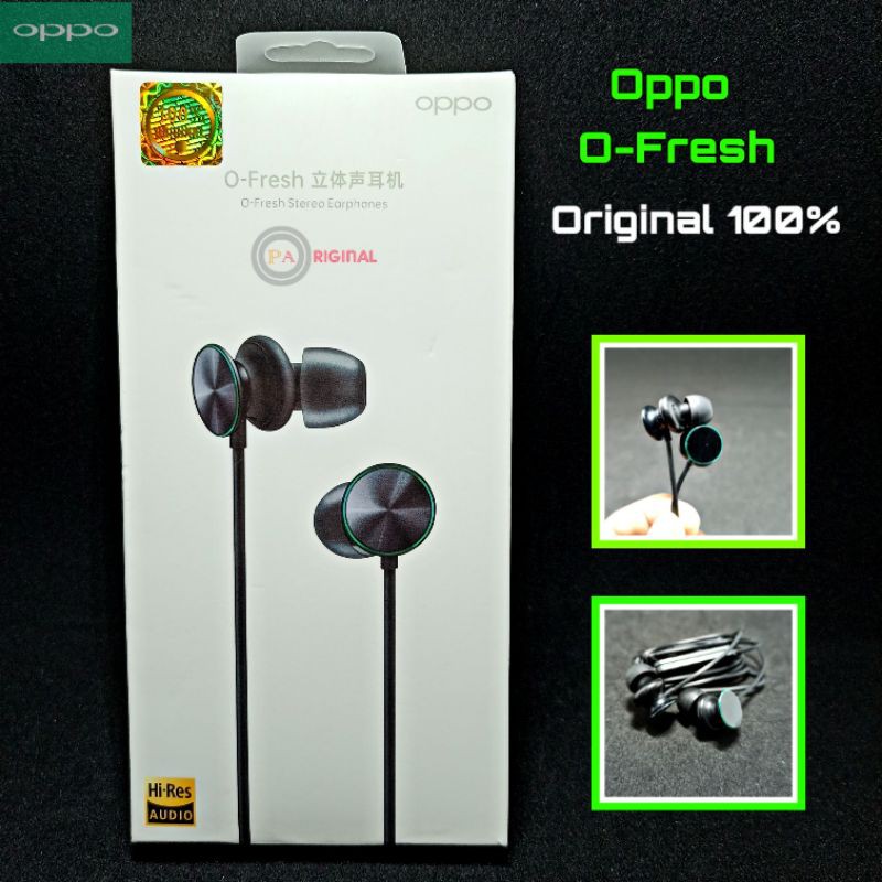 Jual Headset earphone OPPO O Fresh Original Bergaransi | Shopee Indonesia