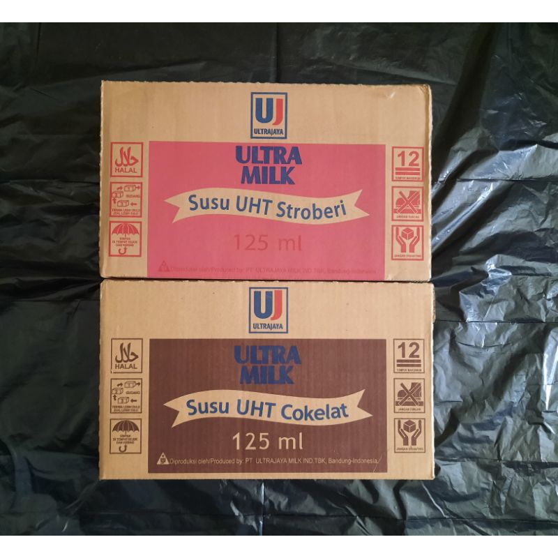 Jual Susu Ultra 125 ml per dus bisa campur rasa | Shopee Indonesia