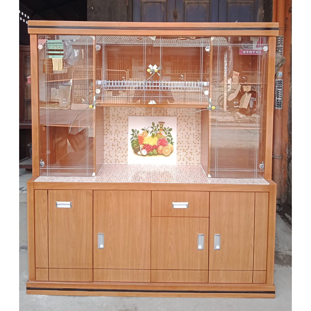 Jual lemari sayur nadera / rak piring/rak piring duco/ rak piring ...