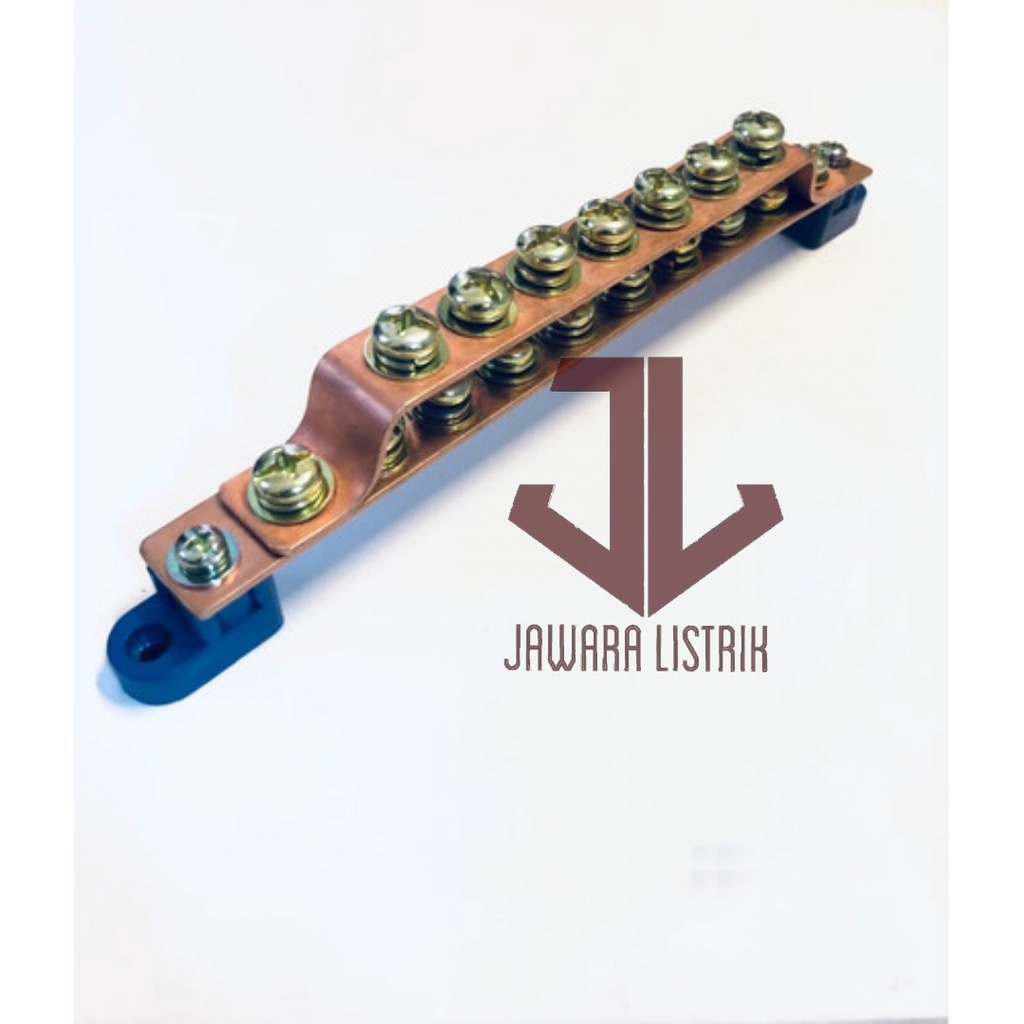 Jual BUSBAR NOL ARDE PLAT TEMBAGA TEBAL 10 + 7 BAUT MASKO PREMIUM ...