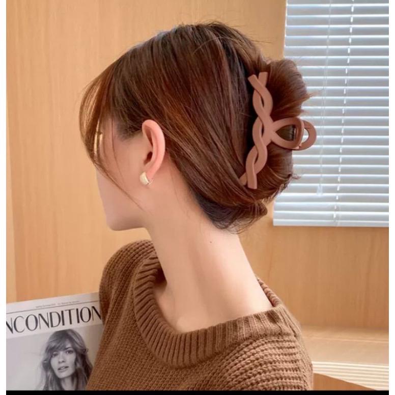 Jual JEDAI RAMBUT KOREA DOFF MODEL TAMBANG 9 CM / JEPIT RAMBUT TAMBANG ...