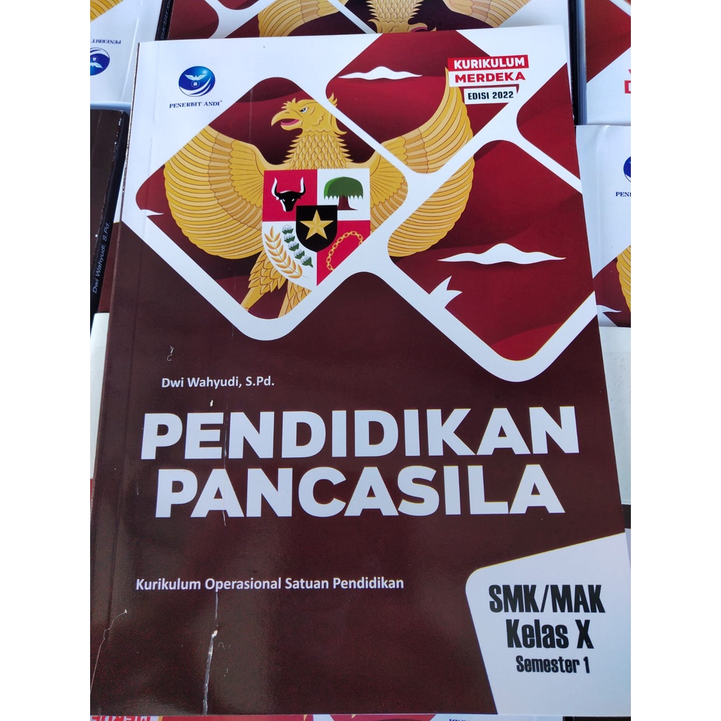 Jual PENDIDIKAN PANCASILA untuk SMK /MAK kelas X Semester 1 - 2 Kurikulum Merdeka/Dwi W/ORIG 100 ...