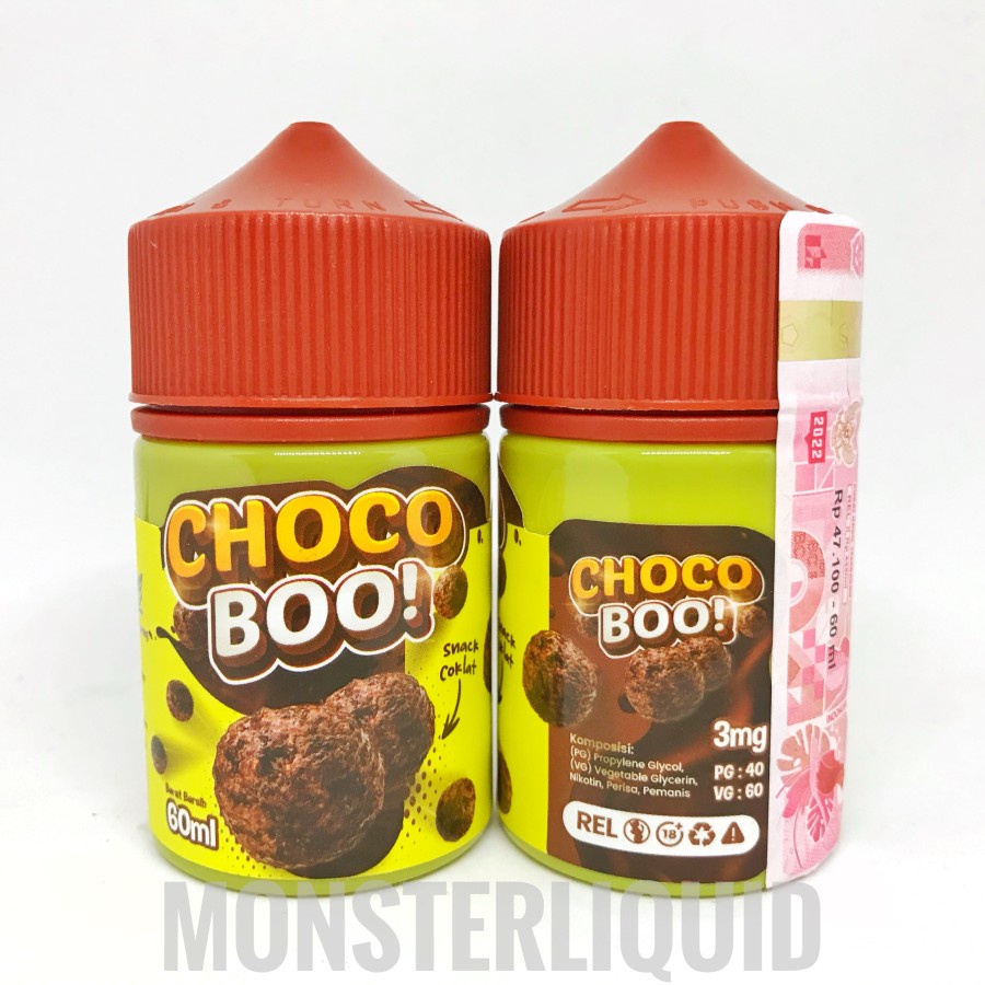 Jual CHOCO BOO SNACK COKLAT BY ELF X VSS 3MG 60ML CHOCOLATE BALL ...