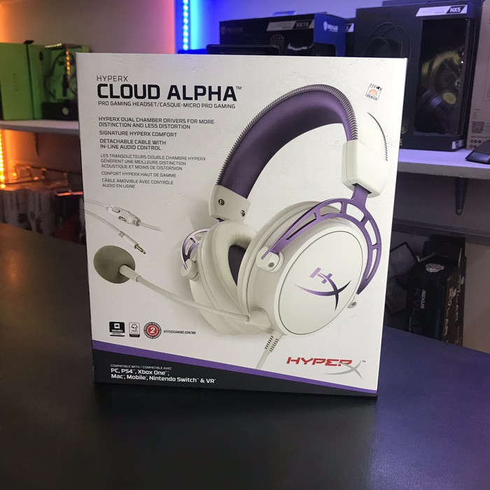 Jual HyperX Cloud Alpha Purple Gaming Headset | Shopee Indonesia
