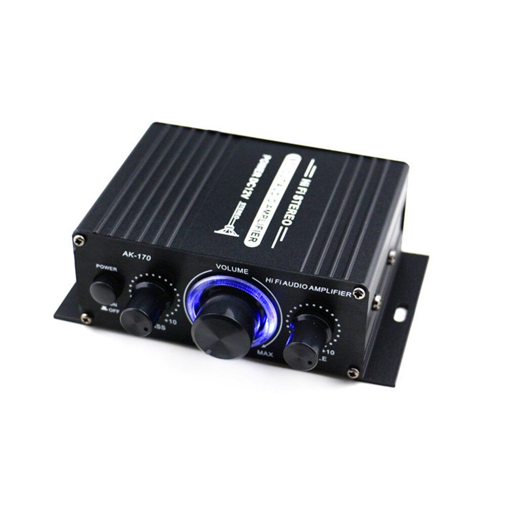 Jual G8A ampli hifi mini stereo car amplifier treble bass booster ampli ...