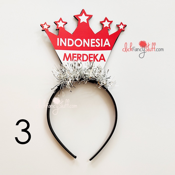 Jual bando merah putih / bando kemerdekaan heboh / bando merah putih 17 ...