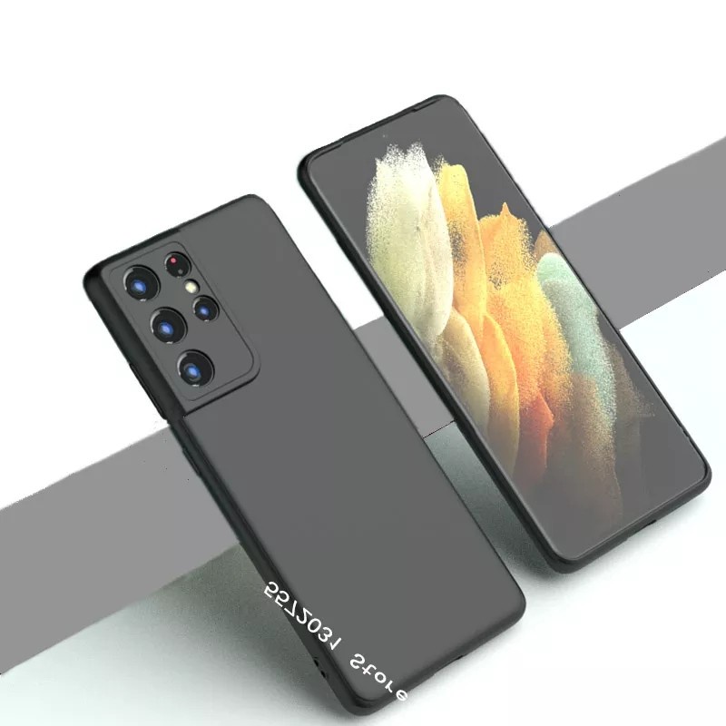 Jual CASE SAMSUNG S21 ULTRA PREMIUM MATTE CASE SOFT BLACK PROTECTION ...
