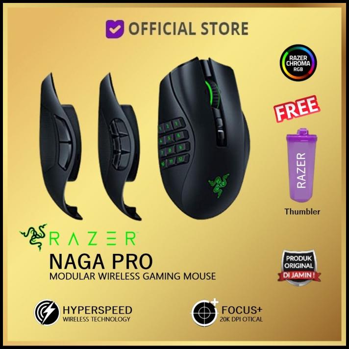 Jual Razer Naga Pro Modular Wireless Gaming Mouse | Shopee Indonesia