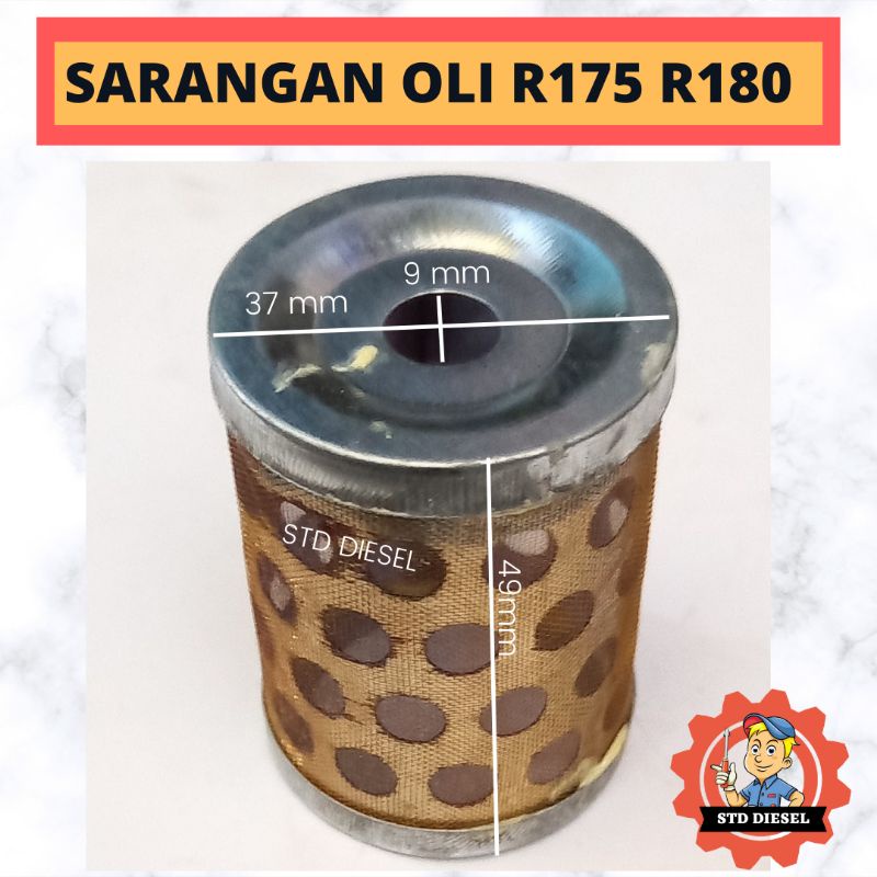 Jual SARANGAN OLI OIL SCREEN R175 R180 FILTER OLI DIESEL ENGINE MESIN ...