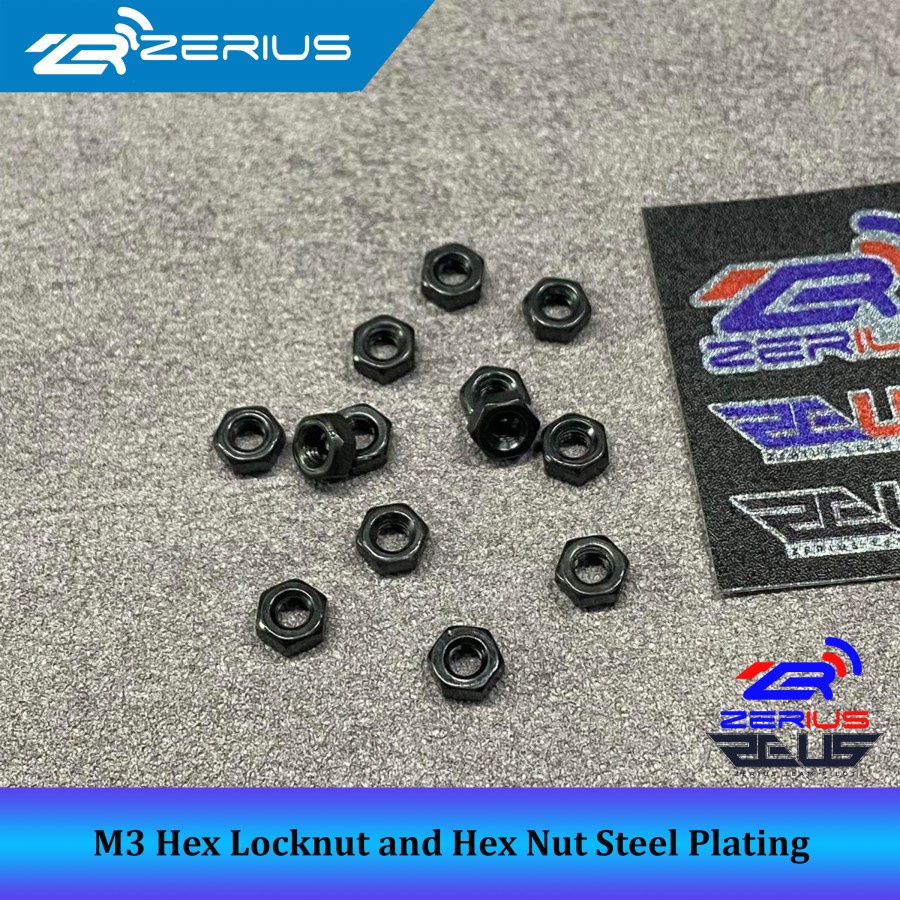 Jual M3 Hex Locknut Nylon Insert Lock Nut, M3 Mur Hex Nut Mur M3 ...