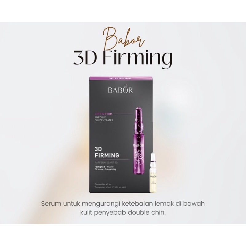 Jual babor - 3D Firming Lift express Collagen booster ampoule serum ...