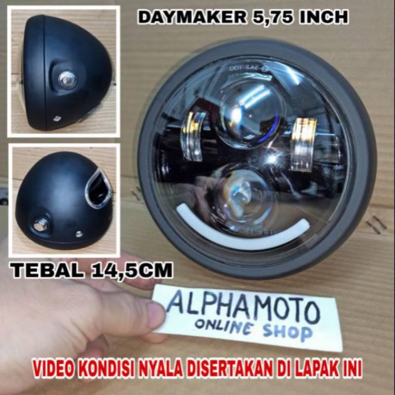 Jual Lampu Daymaker 5,75 inch inci kualitas asli terang original ori ...