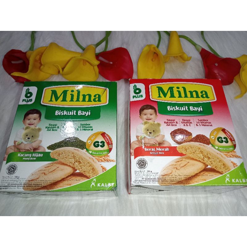 Jual Milna Biskuit bayi 65g & 130g | Shopee Indonesia