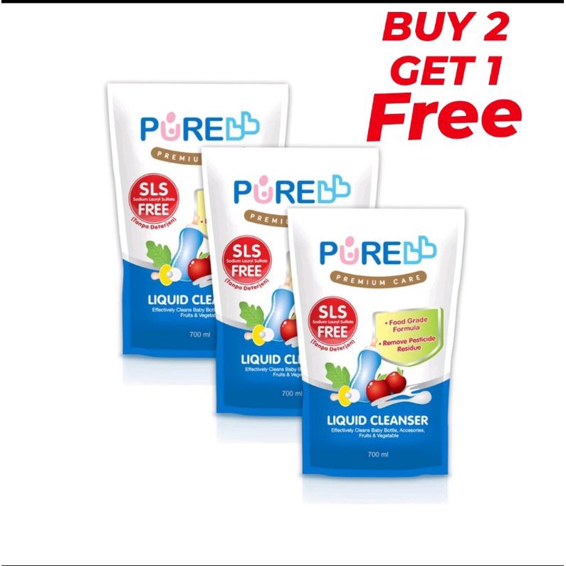 Jual PURE BB Liquid Cleanser Reffill 700ml | Shopee Indonesia
