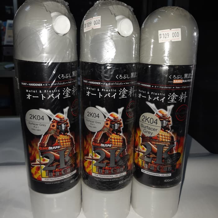 Jual [SIAP KIRIM] Samurai Paint 2K04 Surfacer Grey Epoxy Cat Dasar ...