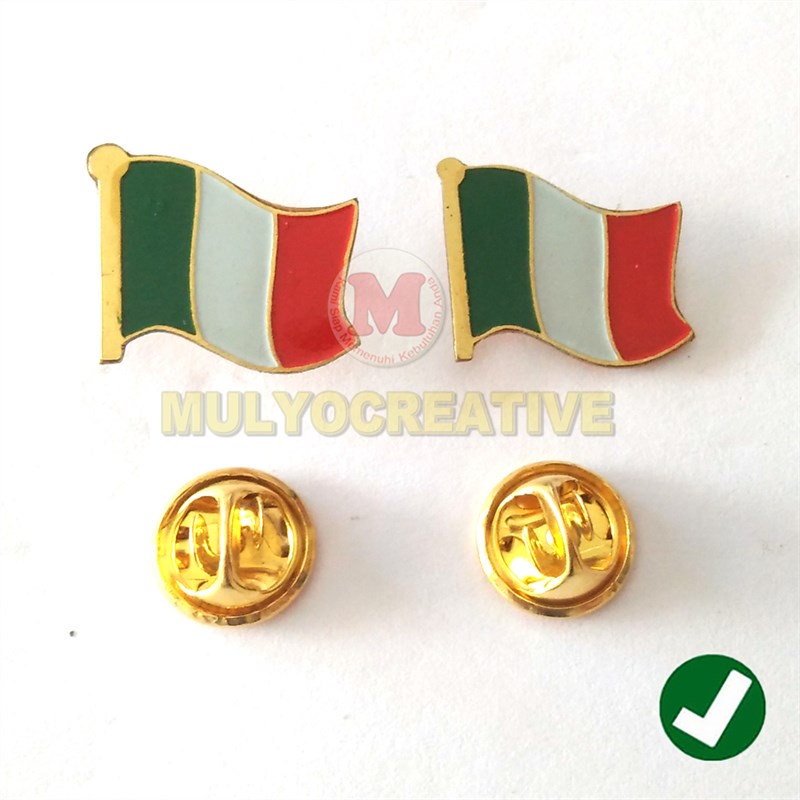 Jual Pin Bendera Negara Italia Pin Bros Bendera Italia Flag Pin Murah ...