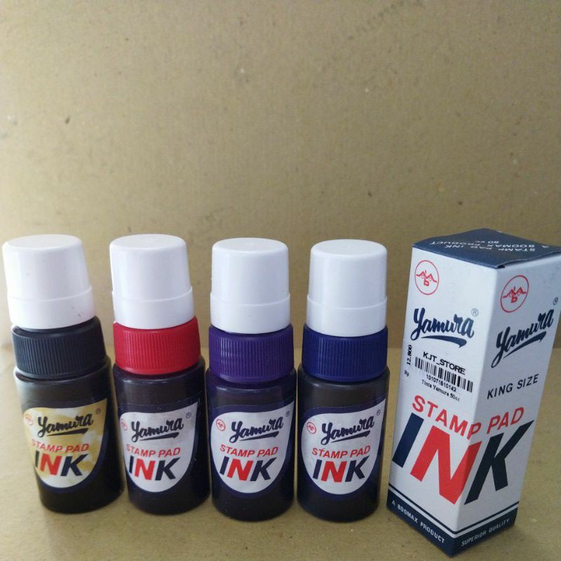 Jual TINTA YAMURA KING SIZE ISI ULANG REFILL STAMP PAD 50CC | Shopee ...