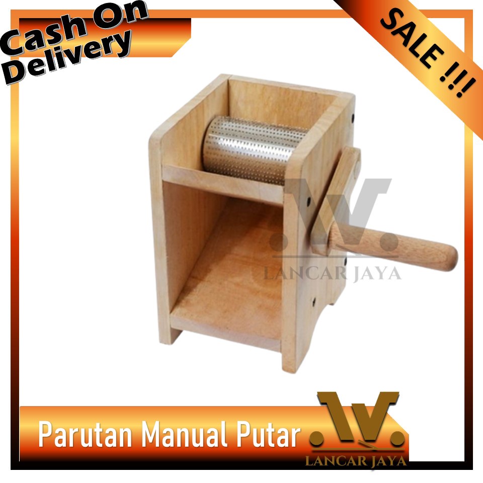 Jual Parutan Kelapa Manual Putar Serbaguna dari Kayu untuk Kelapa ...