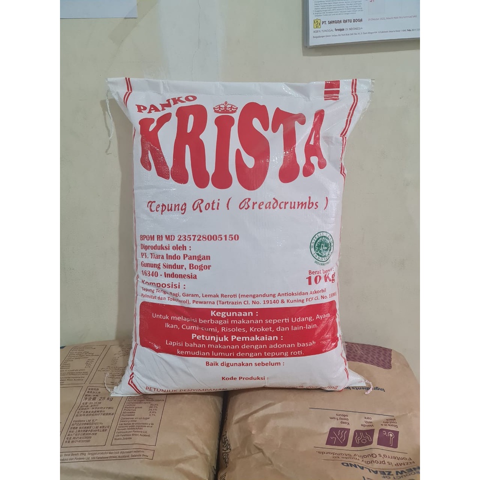Jual Mix Panko KRISTA 10 kg// Tepung Roti Mix KRISTA 1 Sak | Shopee ...