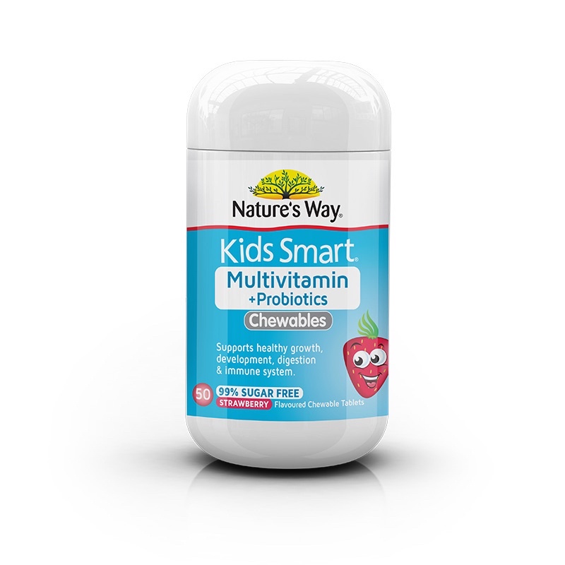 Jual Nature's Way Kids Smart Multi + Probiotics 50 Tablets - Original ...