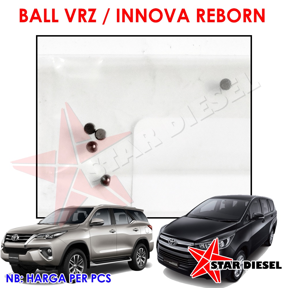 Jual BOLA INJEKTOR INNOVA REBORN HILUX ROCCO VRZ ISI DALAM DENSO BALL ...