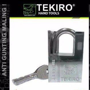 Jual Gembok Anti Gunting Tekiro Model Jaket / Uncuttable Jacket Padlock ...