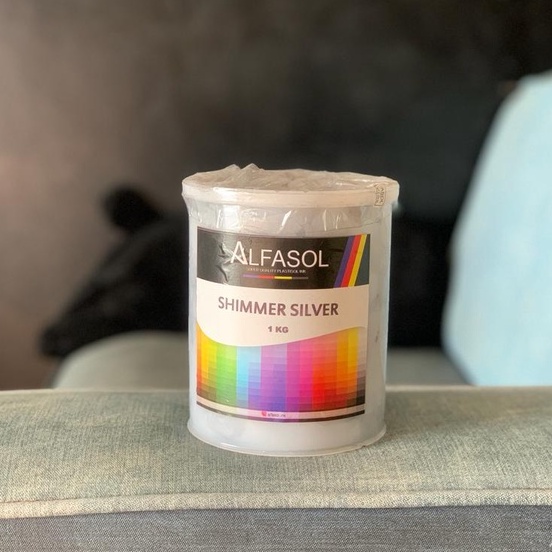 Jual TINTA SABLON PLASTISOL SHIMMER SILVER | Shopee Indonesia
