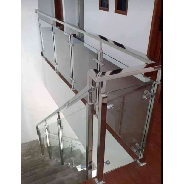 Jual BALKON STAINLESS KACA / RELLING TANGGA STAINLESS KACA / PAGAR ...