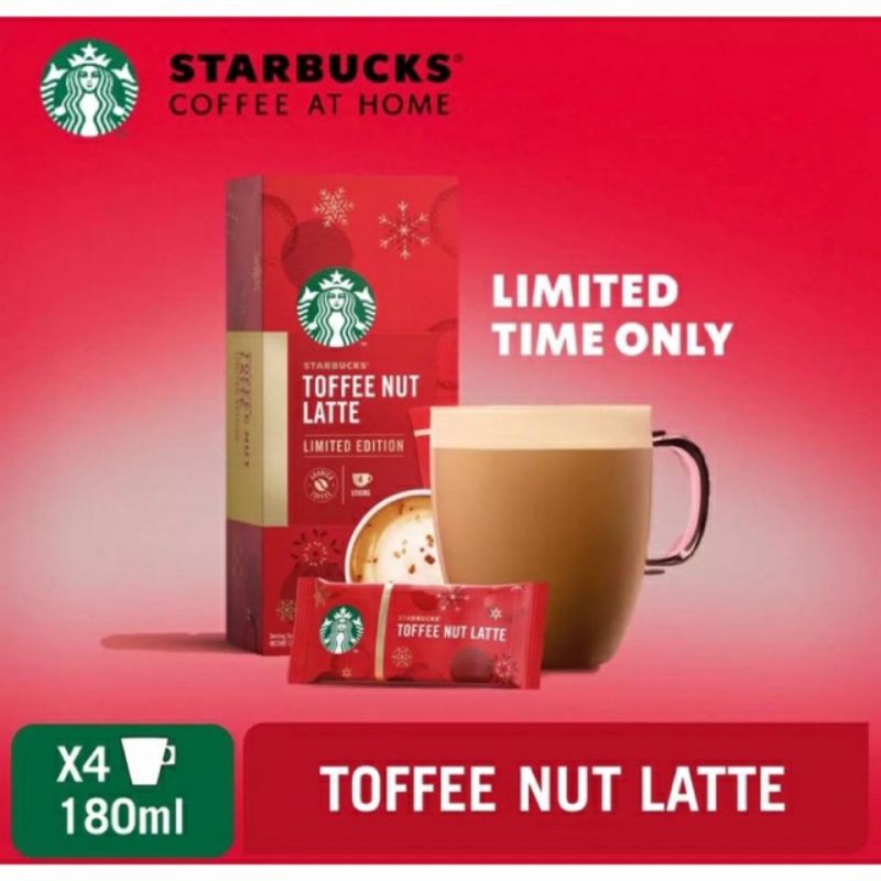 Jual starbucks toffee nut latte limited edition/kopi starbucks/starbuck ...