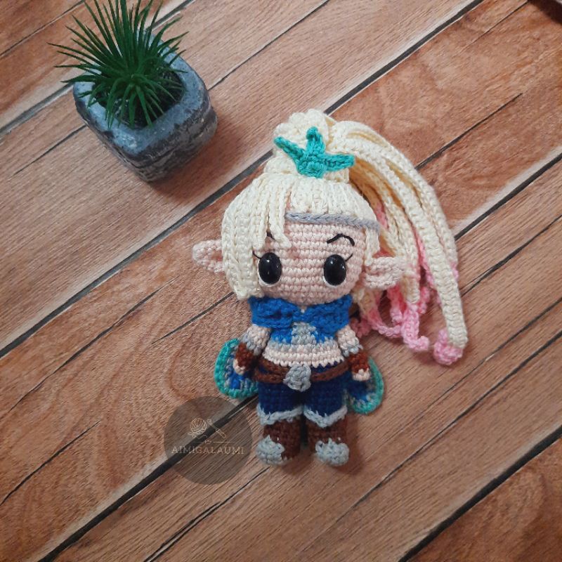 Jual Amigurumi boneka rajutan Miya Custom Mobile Legend Mlbb action ...
